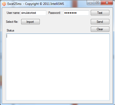 Intelli Excel-to-SMS Desktop Application